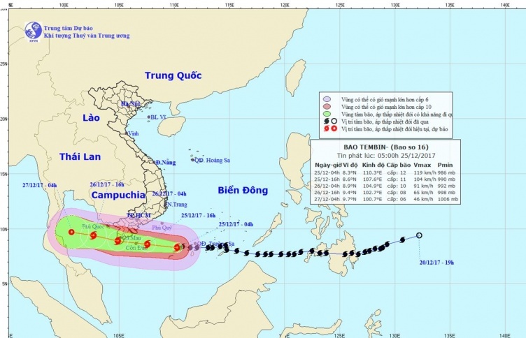 Hoàng Long - Hoàn Vũ JOC triển khai đóng mỏ tránh bão Tembin